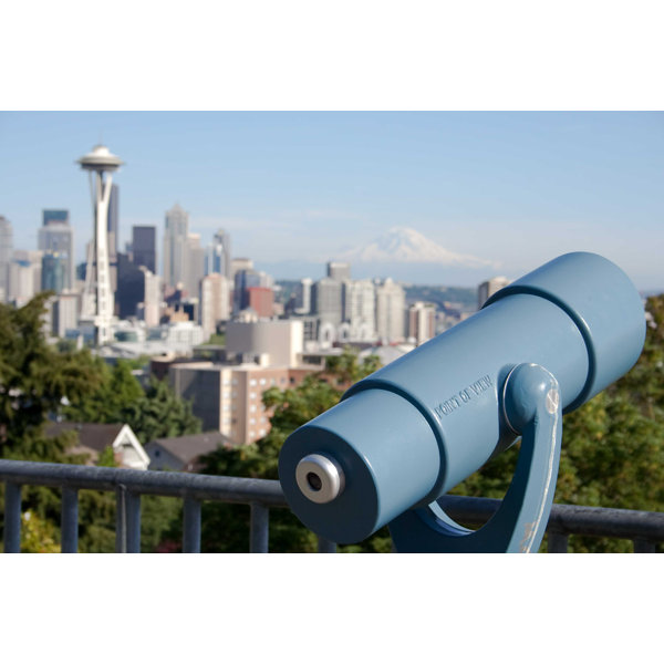 Ebern Designs Seattle Scenic Overlook by Chas272 - Wrapped Canvas ...