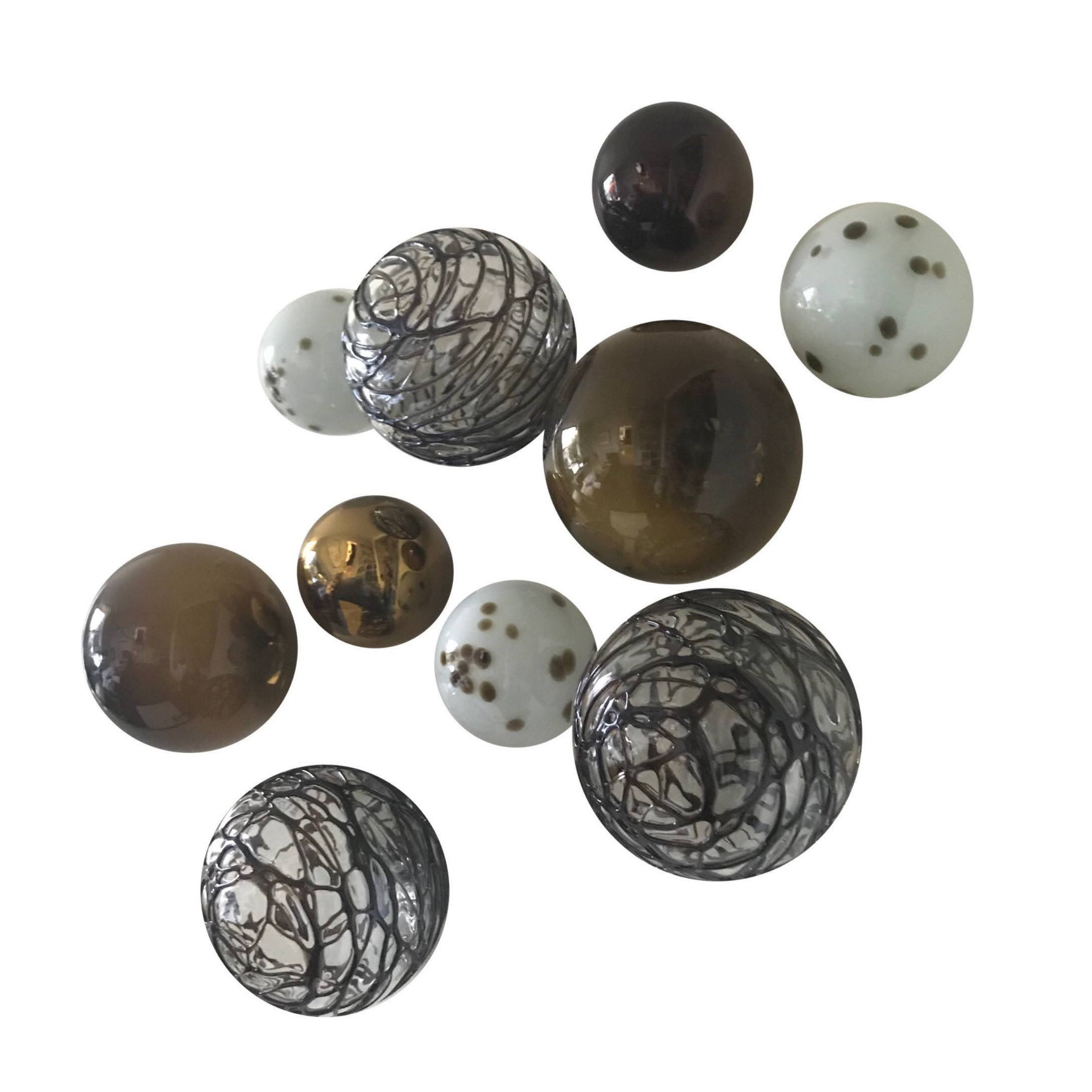 WORLDLY GOODS TOO 10 Piece Spheres Wall Décor Set | Wayfair