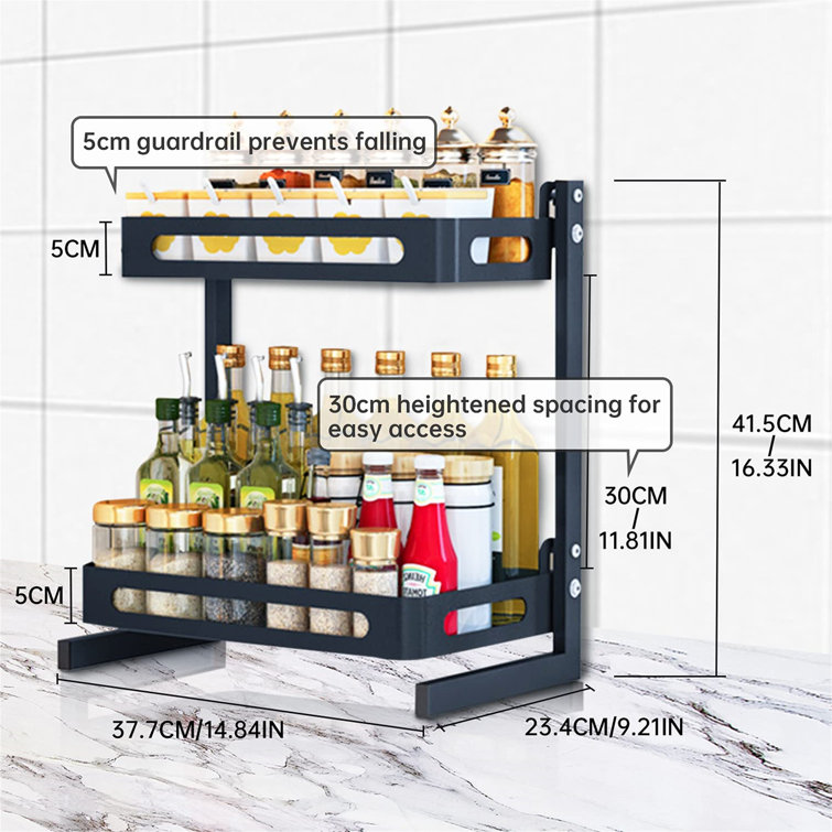 Belfry Kitchen Barneveld Free-Standing Spice Rack | Wayfair.co.uk