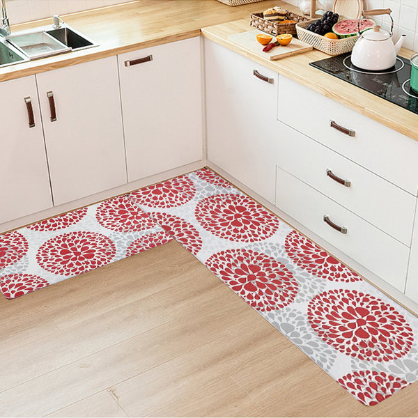 Red Barrel Studio® Alisyn 2 Piece Kitchen Mat Set | Wayfair