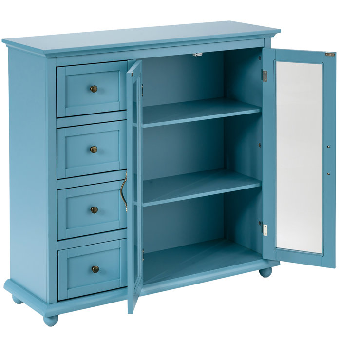 Longshore Tides Truet 30Cm Wide 4 Drawer Buffet Table | Wayfair.co.uk