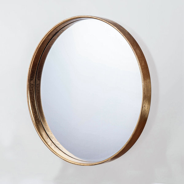 Fairmont Park Quartes Round Metal Wall Mirror & Reviews | Wayfair.co.uk