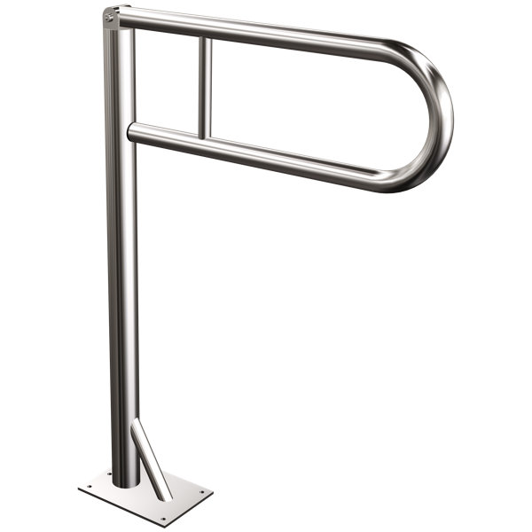 Belfry Bathroom Beaufort Floor Fixed Tilt Grab Bar | Wayfair.co.uk