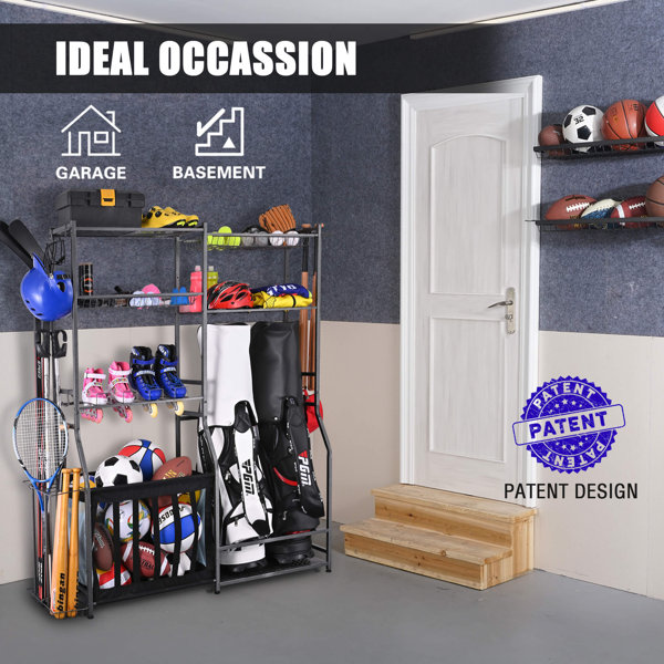 WFX Utility™ Freestanding Sports Rack & Reviews | Wayfair