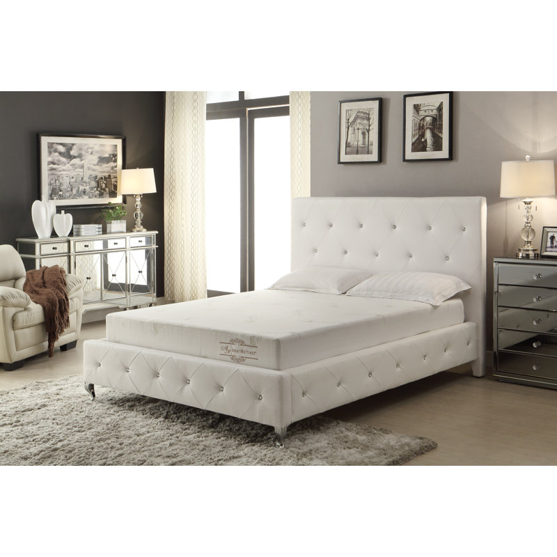 House of Hampton® Aime Upholstered Bed & Reviews | Wayfair