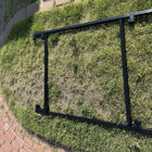 XCEL 60'' H x 48'' W Black Metal Gate & Reviews | Wayfair