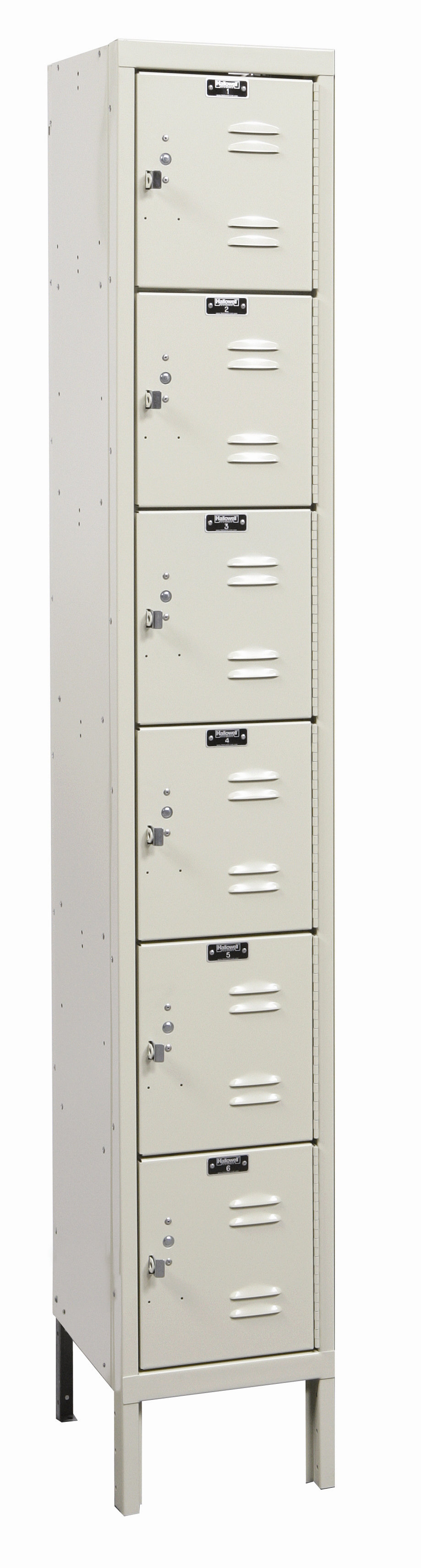 Hallowell Galvanite 6 - Section 12'' Wide Locker | Wayfair