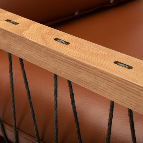 AllModern Duncan Leather Armchair & Reviews | Wayfair