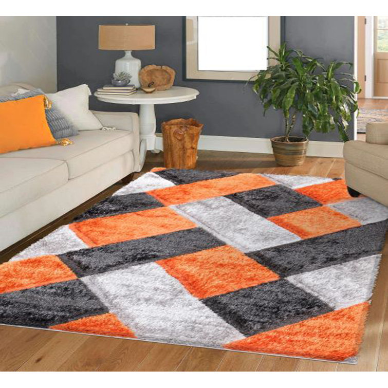 Ivy Bronx Modern Rug Thick Living Room Mats Carpet Hallway Bedroom ...