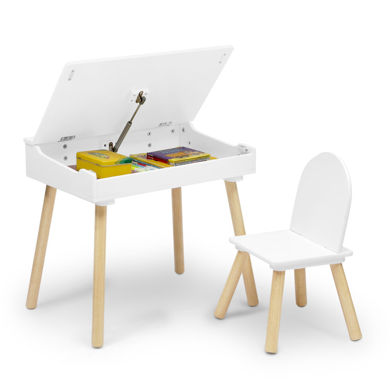 Delta Children 21.65" W Writting Desk and Chair Set | Wayfair