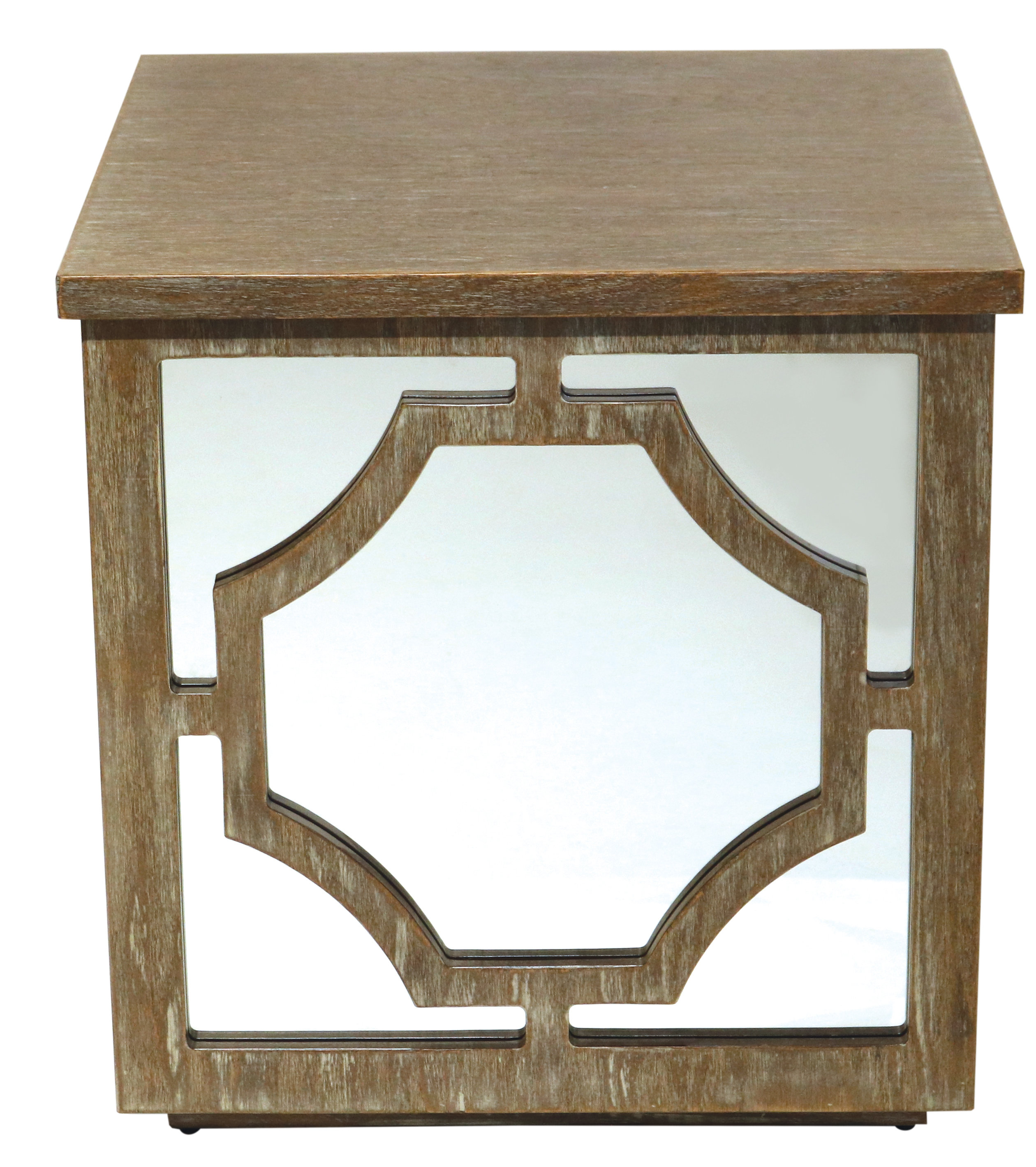 Rosdorf Park Mcgill 25.5'' Tall Solid Wood Block End Table | Wayfair
