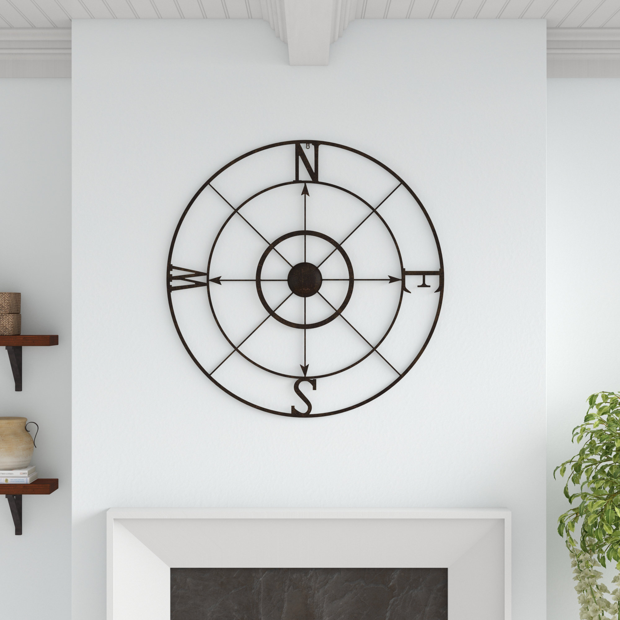 17 Stories Retro Compass Rose Wall Décor & Reviews | Wayfair