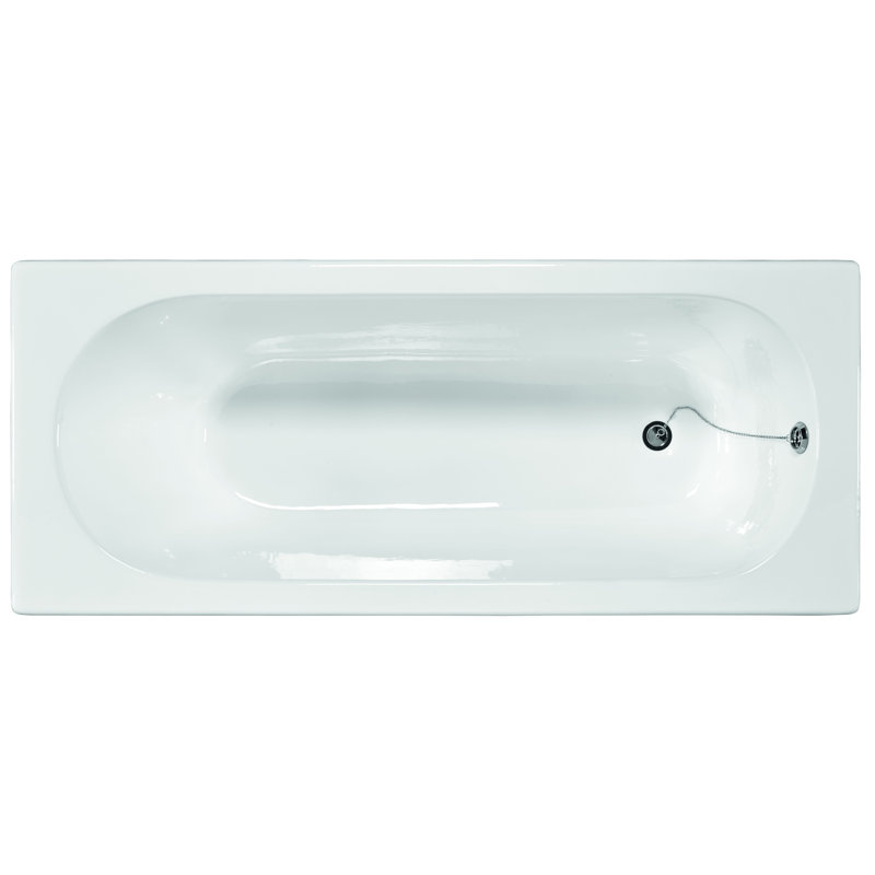 Latitude Run® 59'' x 27.5'' Drop In Soaking Cast Iron Bathtub | Wayfair