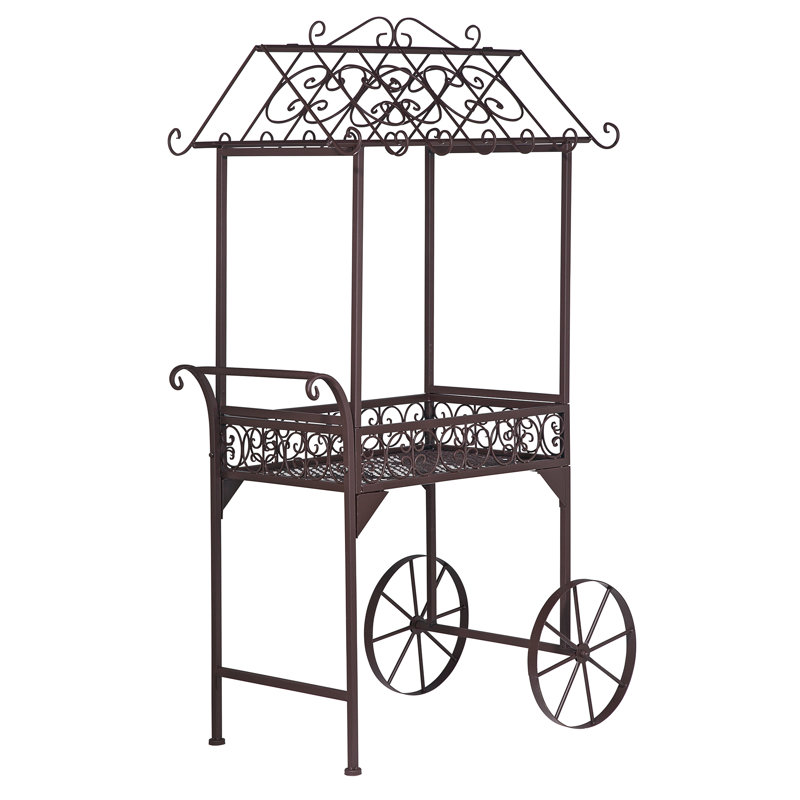One Allium Way® Cargo Wheelbarrow Plant Stand & Reviews | Wayfair