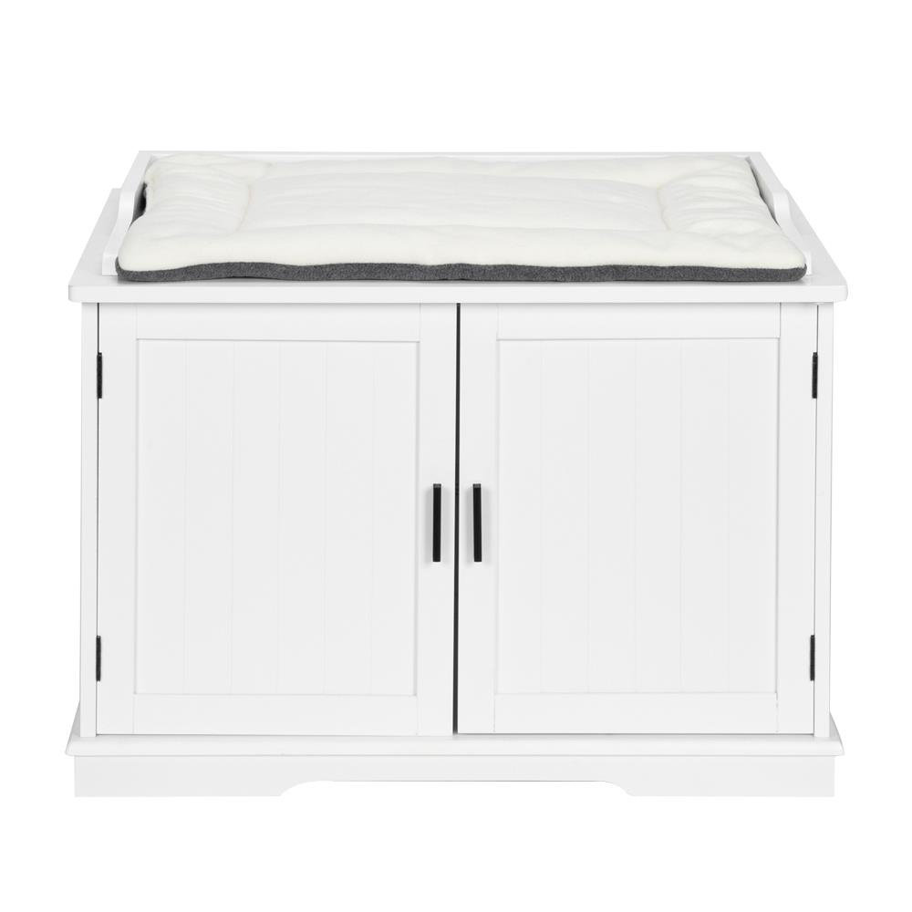 Red Barrel Studio® Ascensin Wood Litter Box Enclosure & Reviews | Wayfair