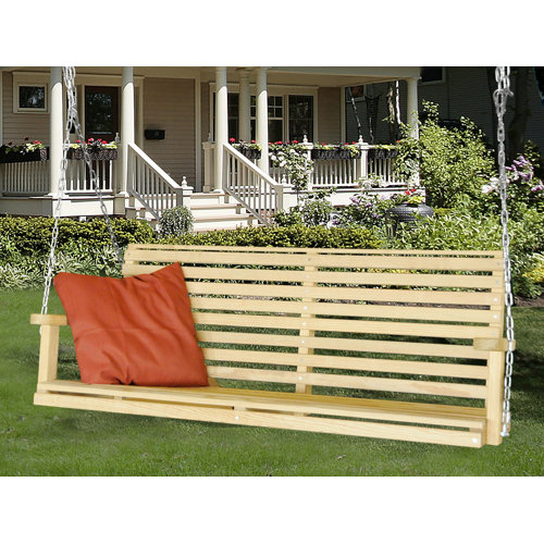 August Grove® Stidham Porch Swing & Reviews | Wayfair