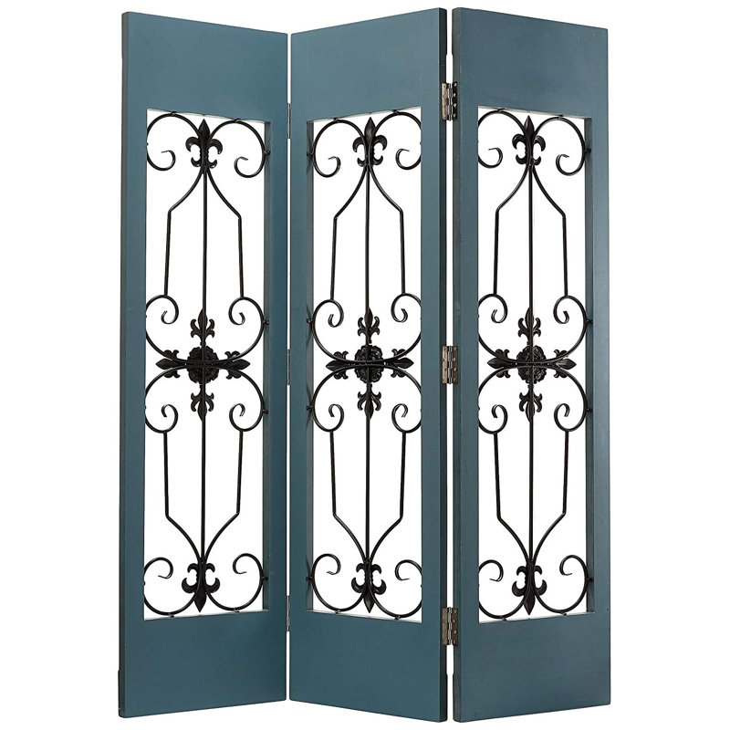 Fleur De Lis Living Samuelson 60'' W x 72'' H 3 - Panel Folding Room ...