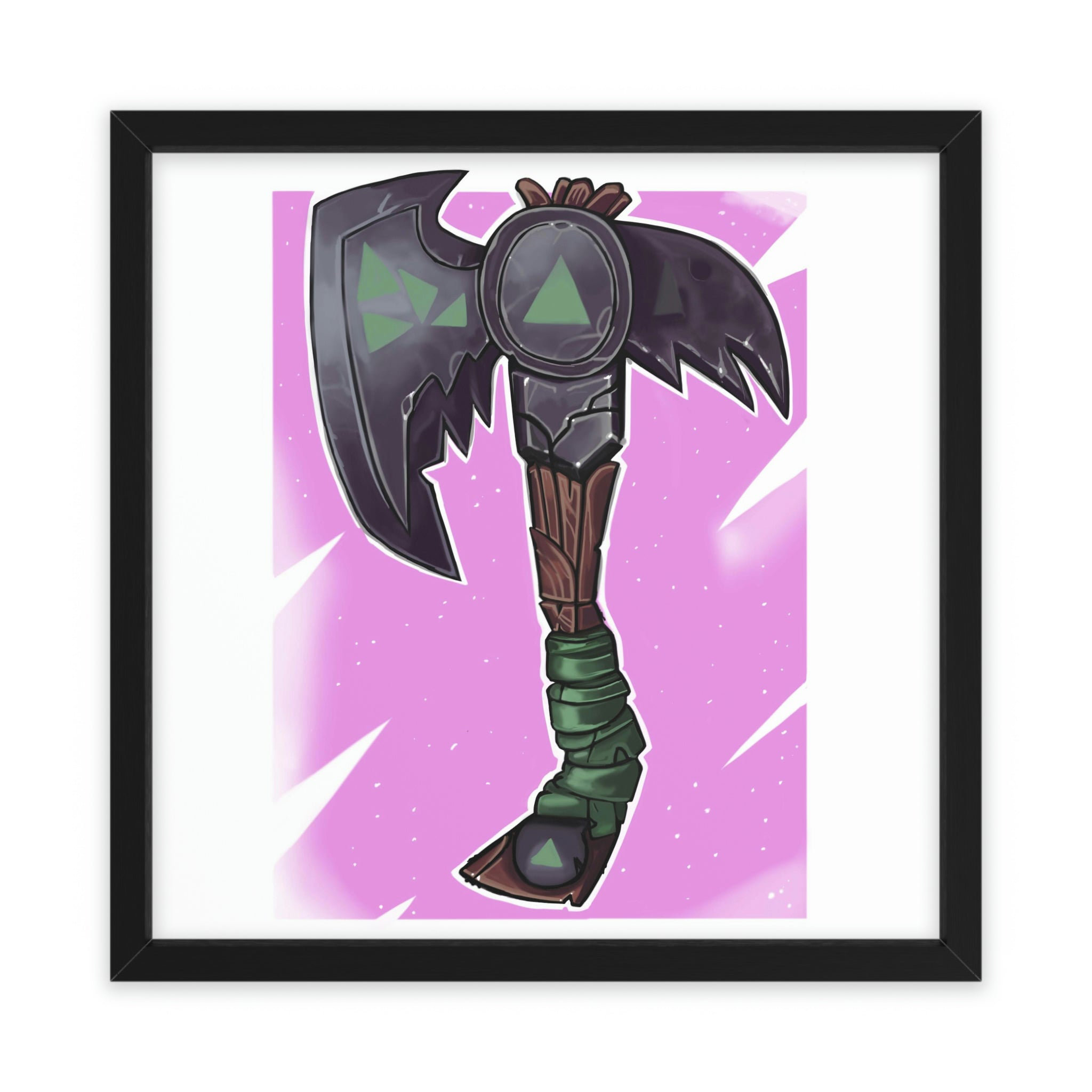 Trinx Axe - Picture Frame Illustration | Wayfair