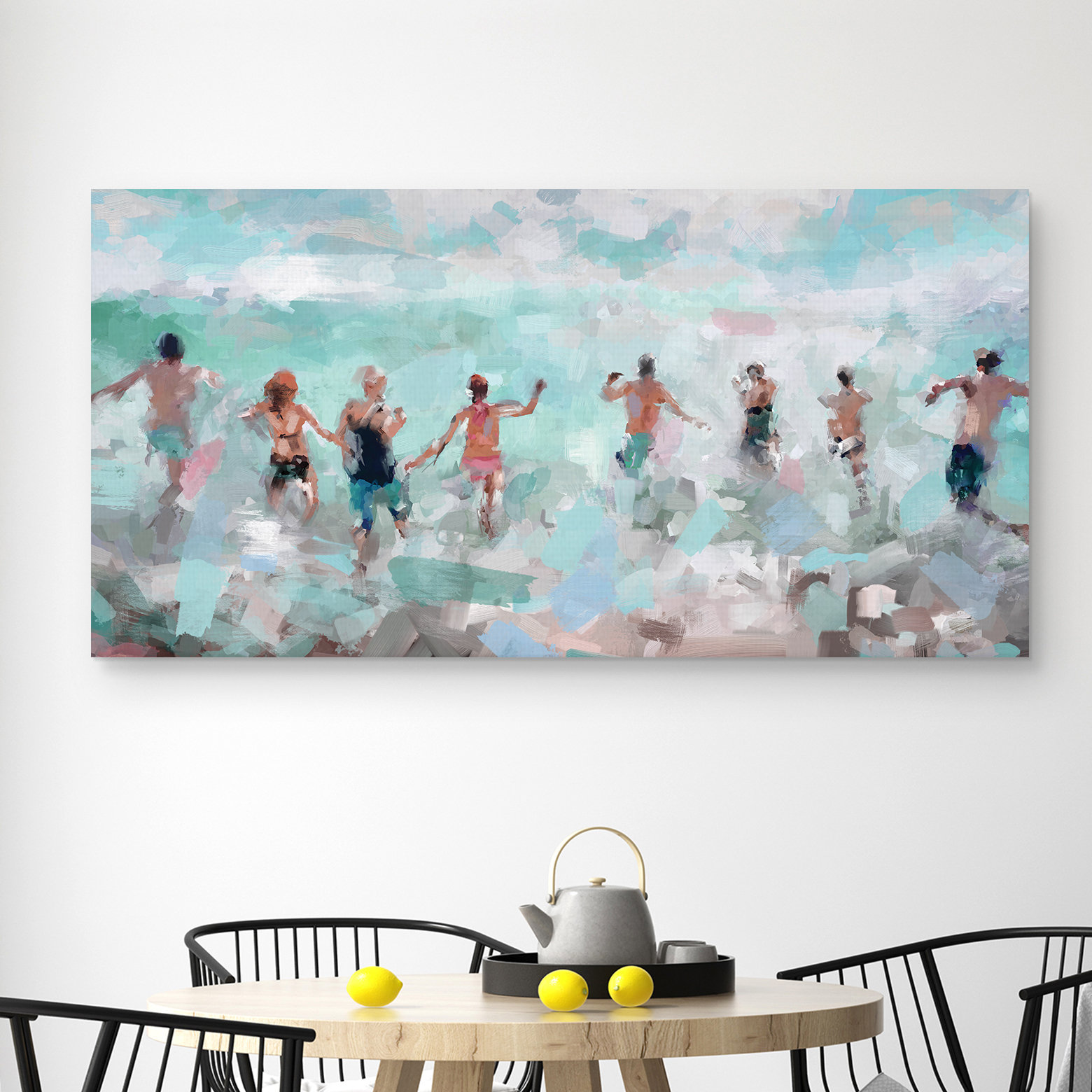 Dovecove Splash - Wrapped Canvas Print Set | Wayfair