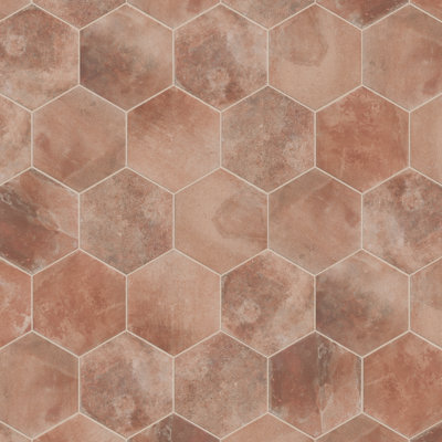 Merola Tile Americana Boston North Hex 11" x 13" Porcelain Field Tile ...
