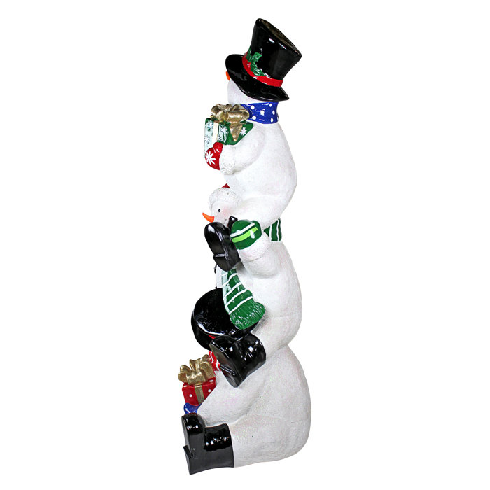 Design Toscano SnowBro's Illuminated Snowman Statue & Reviews | Wayfair