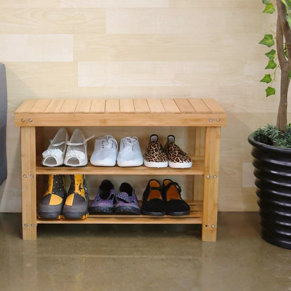Rebrilliant 2 Tier Storage Bench | Wayfair.co.uk
