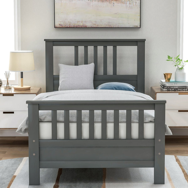 SCF Solid Wood Bed | Wayfair