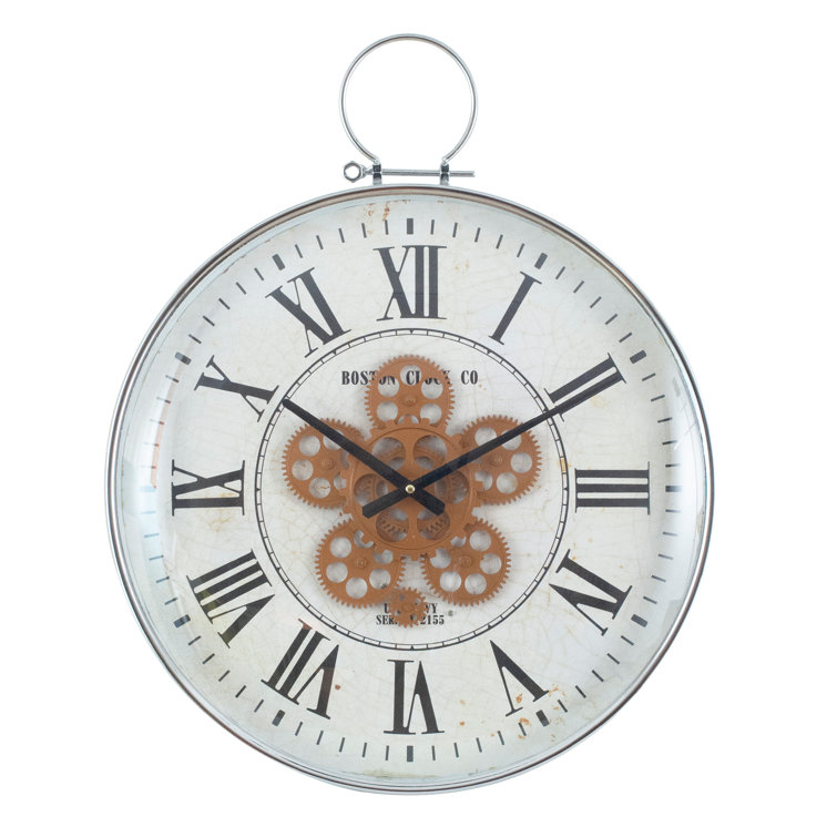 Williston Forge Oversized Penhook 63cm Silent Wall Clock | Wayfair.co.uk