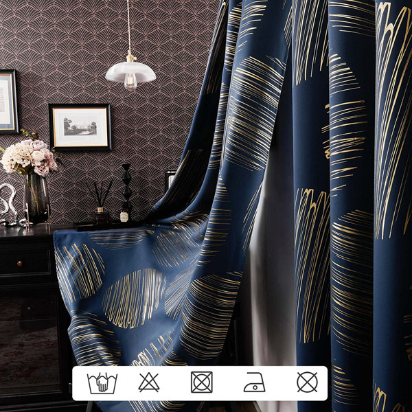 Mercer41 Kopelan Polyester Blackout Curtain Pair | Wayfair