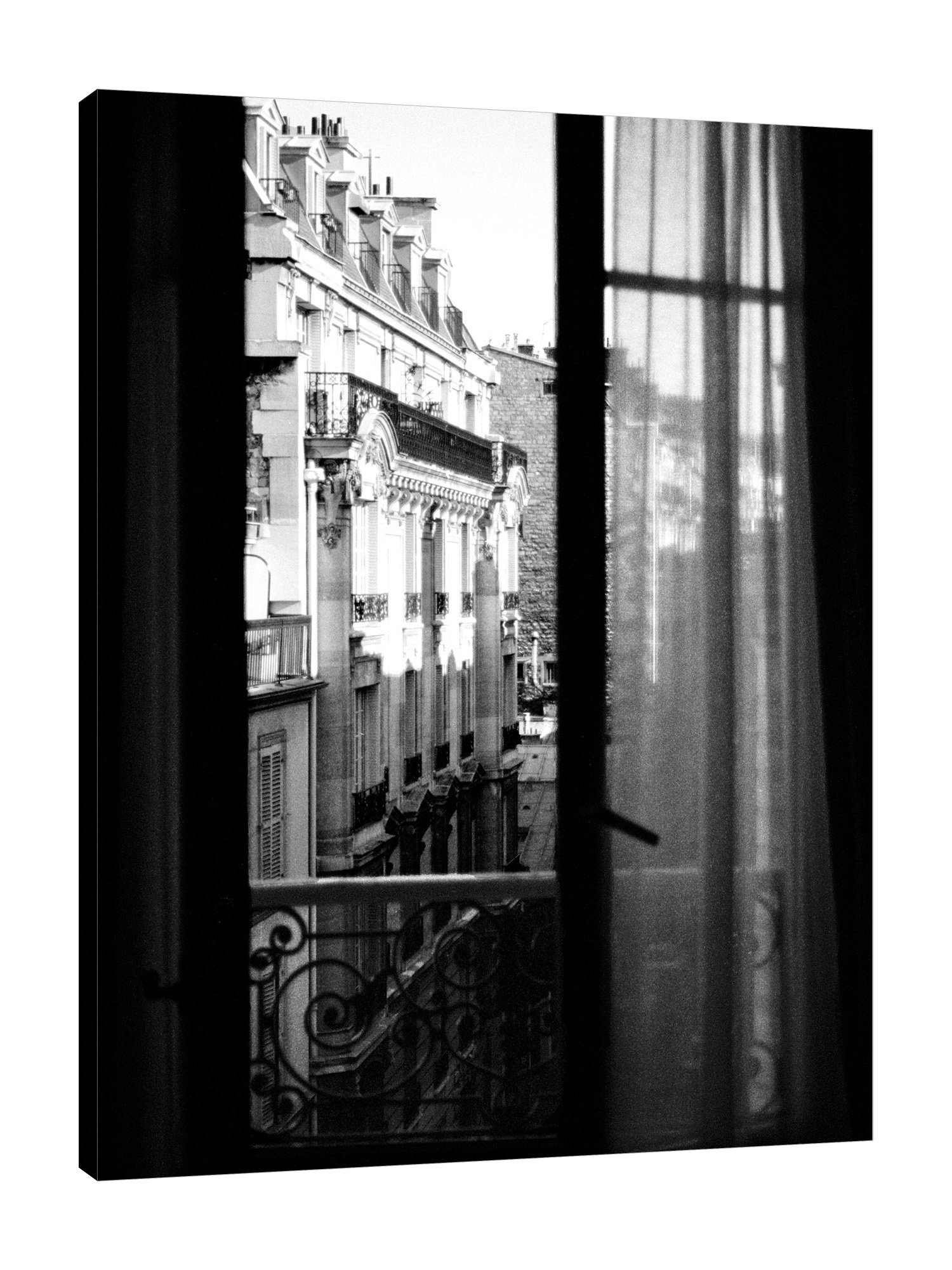 JaxsonRea Paris Hotel Window On Canvas by Jeff Pica Photograph | Wayfair