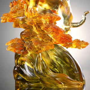LIULI Crystal Art Crystal Tiger Figurine | Wayfair