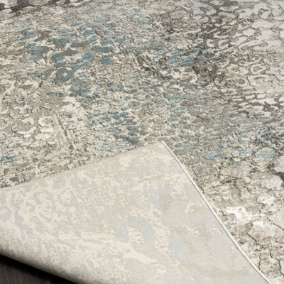 N Natori Performance Gray Rug | Wayfair