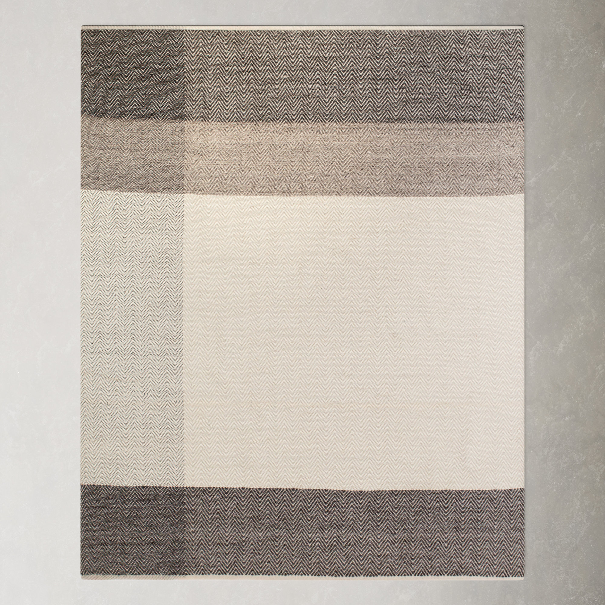 AllModern Shu Handmade Hand Loomed Brown/Cream Rug | Wayfair