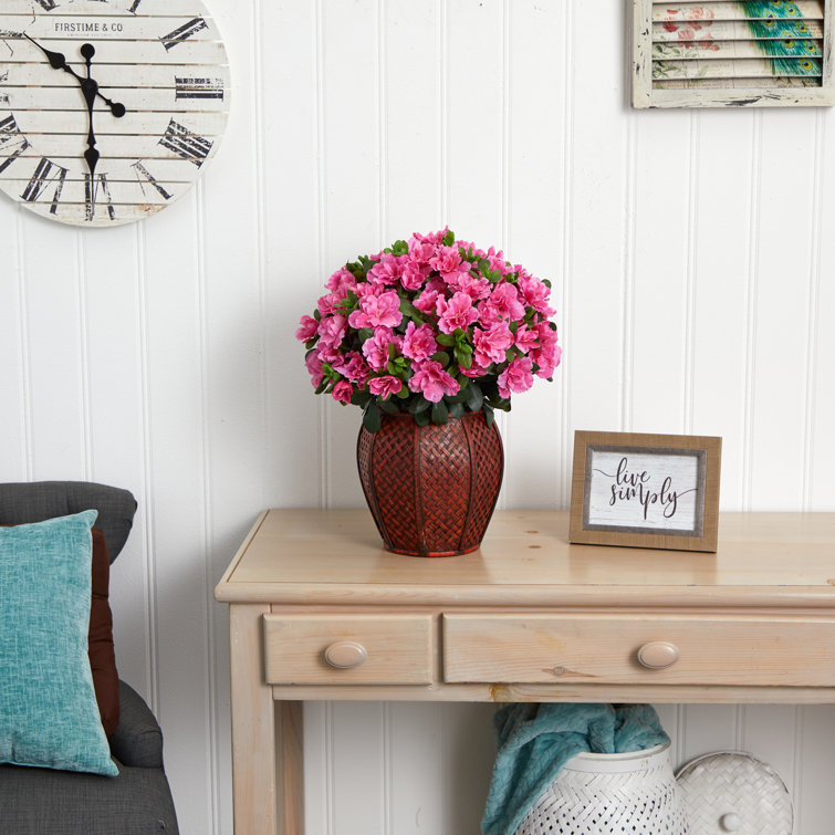 Primrue Azalea Centerpiece in Vase & Reviews | Wayfair