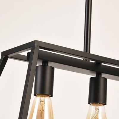 Gracie Oaks Elutheria 4 - Light Kitchen Island Linear Pendant & Reviews ...