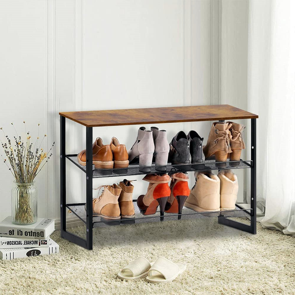 Ivy Bronx 8 Pair Shoe Rack | Wayfair