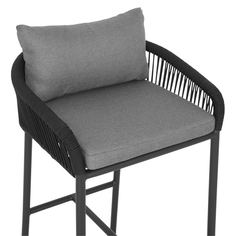 17 Stories Jamyia Bar Stool with Cushion | Wayfair.co.uk