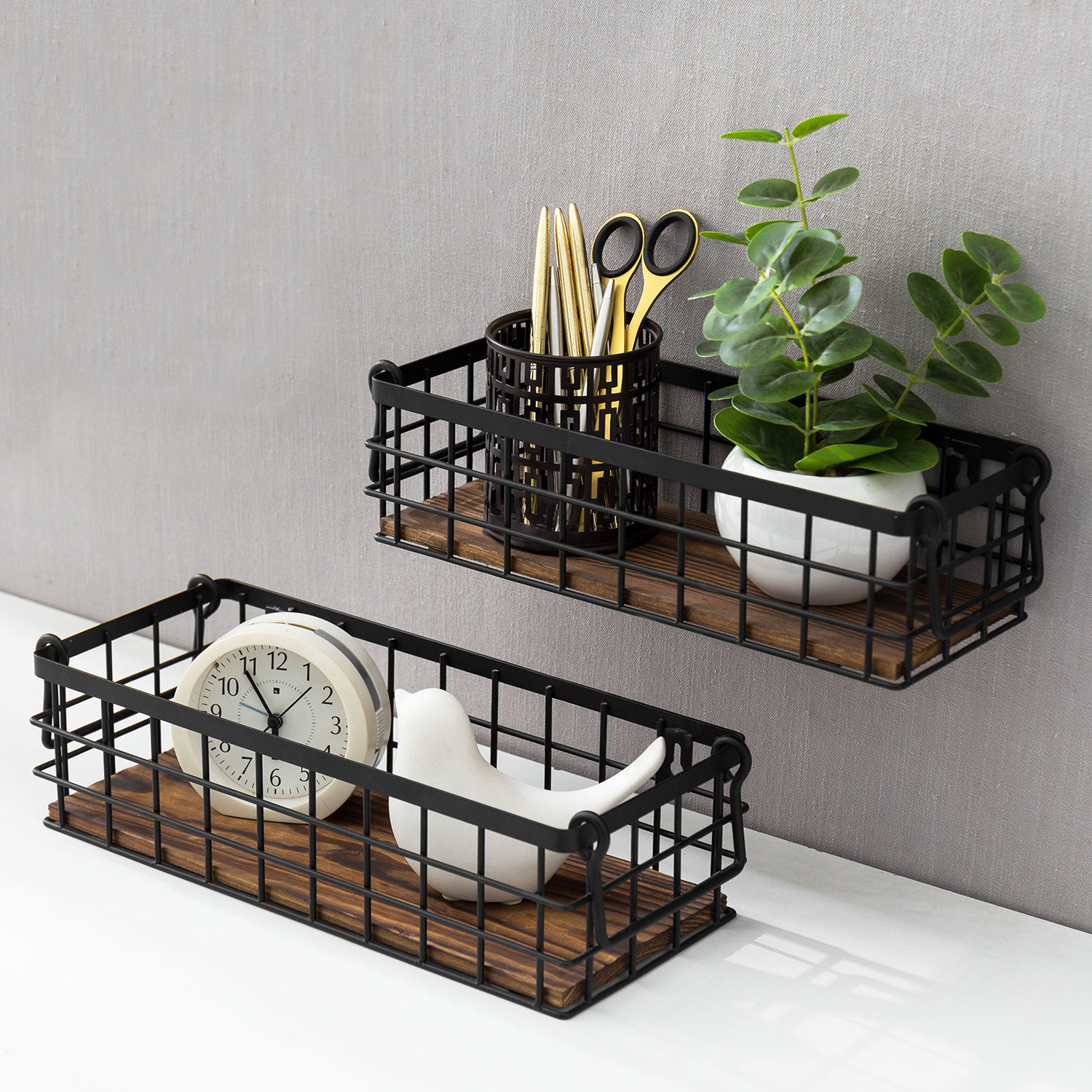 17 Stories 2 Piece Basket Set & Reviews | Wayfair