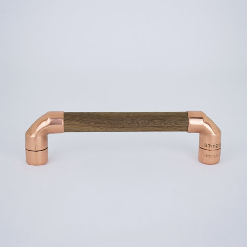 Proper Copper Design Copper Pull With Walnut | Wayfair.co.uk