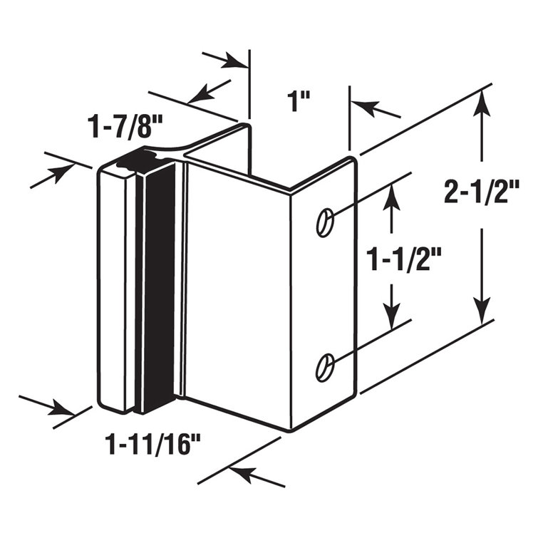 Prime-Line Strike and Keeper for Outswing Doors | Wayfair