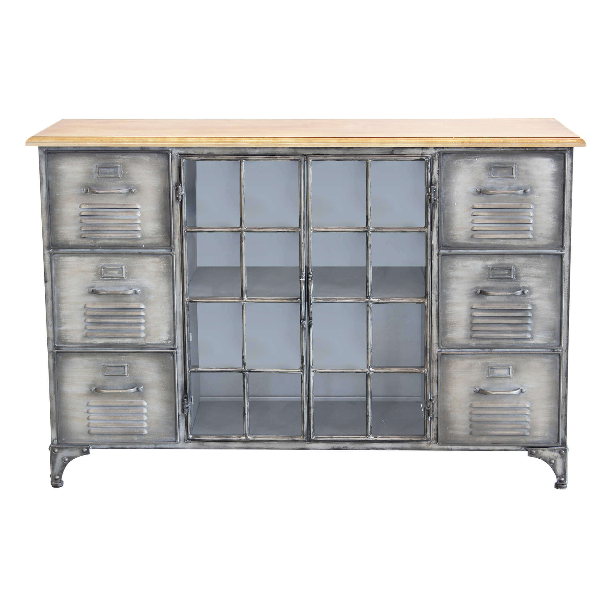 Williston Forge 124.5Cm Wide 6 Drawer Steel Sideboard | Wayfair.co.uk