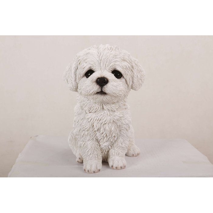 Hi-Line Gift Ltd. Maltese Puppy Statue & Reviews | Wayfair