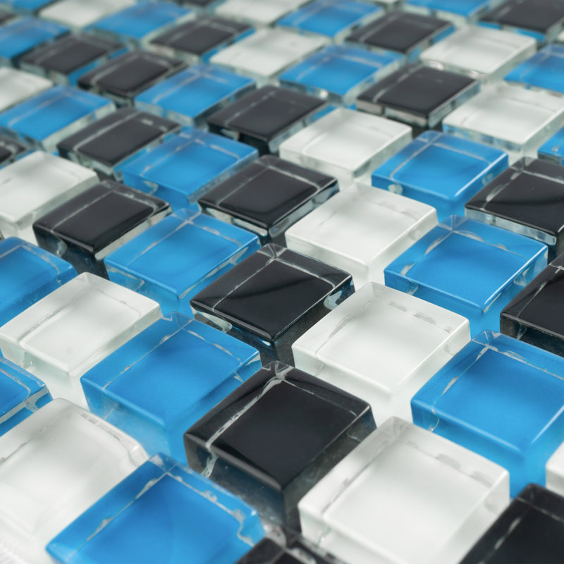 Supreme Tile Mini Tiny 1" x 1" Natural Stone Grid Mosaic Wall Tile ...