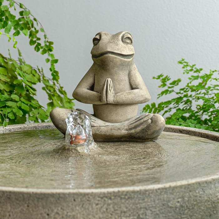 Rosalind Wheeler Aana Hand Crafted Concrete Weather Resistant Tabletop ...