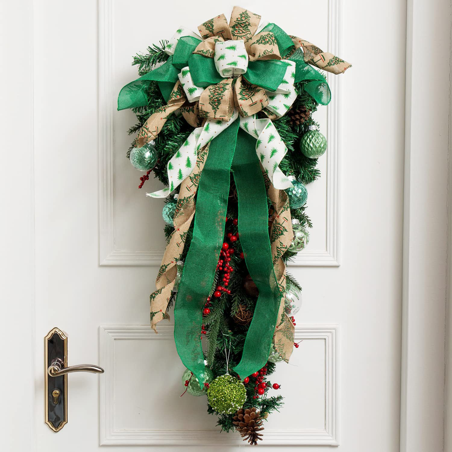 The Holiday Aisle Flaxen Christmas Tree Topper Bow Wayfair the-holiday-aisle-flaxen-christmas-tree-topper-bow-wayfair
