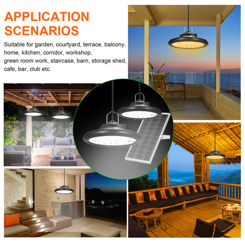 Arlmont & Co. Laudny LED Outdoor Pendant | Wayfair