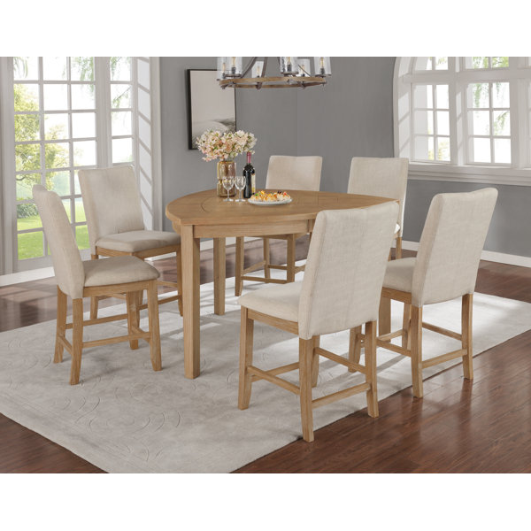 Gracie Oaks Yanis 6 - Person Counter Height Dining Set | Wayfair