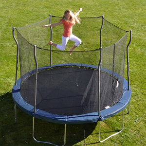 Propel Trampolines Kinetic 12' Round Backyard Trampoline with Safety ...