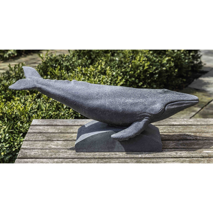 Longshore Tides Barney Humpback Whale Statue | Wayfair