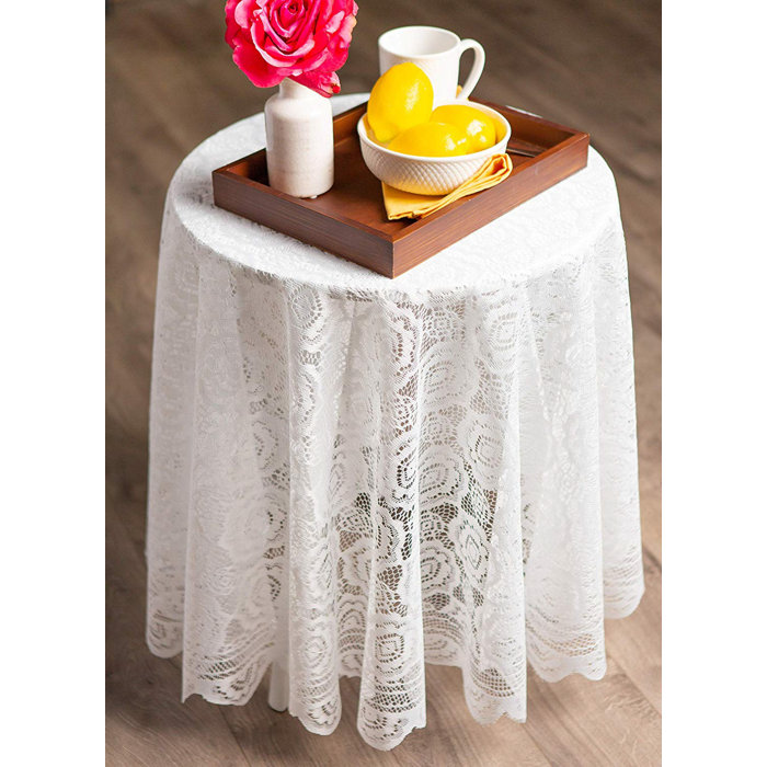Ophelia & Co. Indiana Round Lace Tablecloth & Reviews | Wayfair